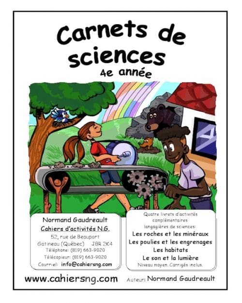Carnets de sciences (4e année) - PDF — Fiches reproductibles pour ...