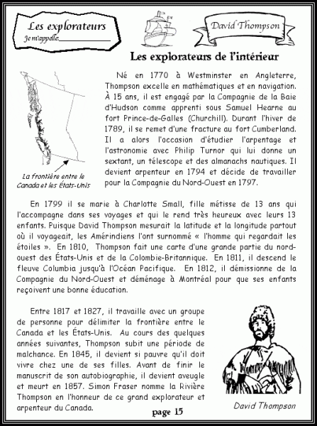 Les explorateurs - PDF — Fiches reproductibles pour enseignant(e)s ...