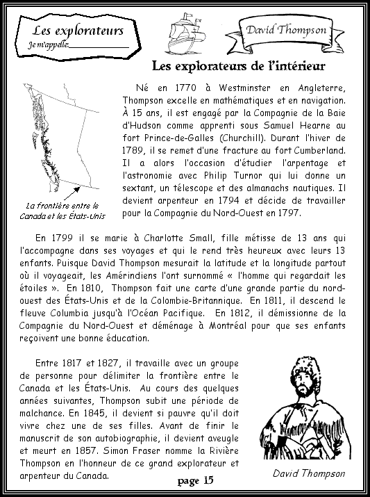 Les explorateurs - PDF — Fiches reproductibles pour enseignant(e)s ...