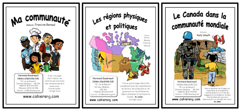 Cahiers d'activités N.G. — Fiches reproductibles pour les enseignant(e ...