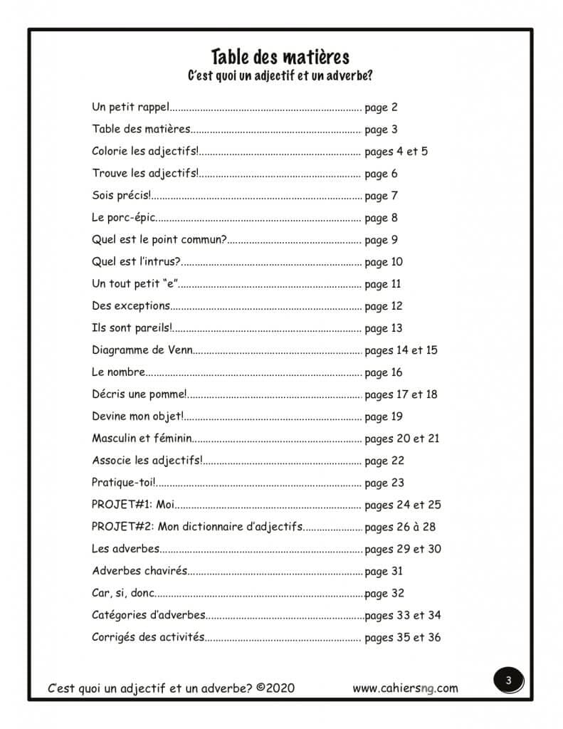 C'est quoi un adjectif et un adverbe ? - (5e/6e) — Fiches ...