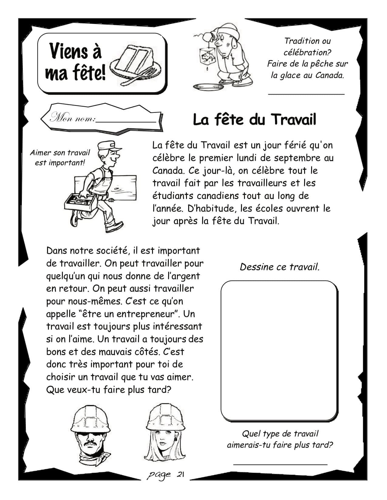 Fiches reproductibles pour enseignant(e)s — Cahiers d'activités N.G.