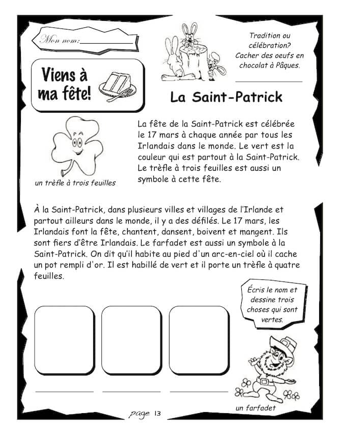 Fiches reproductibles pour enseignant(e)s — Cahiers d'activités N.G.