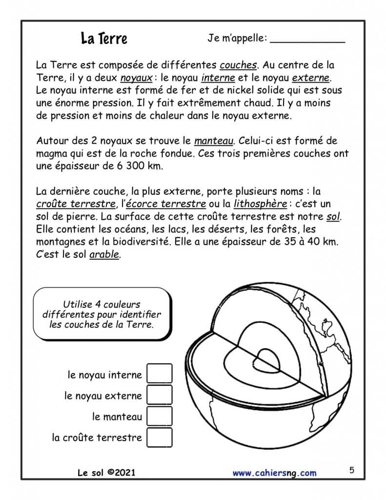 Fiches reproductibles pour enseignant(e)s – Cahiers d'activités N.G.