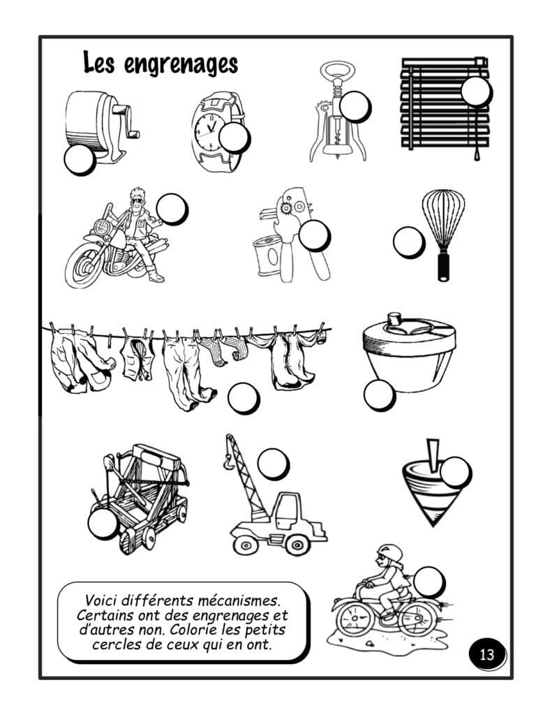4e année - Les poulies et les engrenages - "HYBRIDE" — Fiches ...