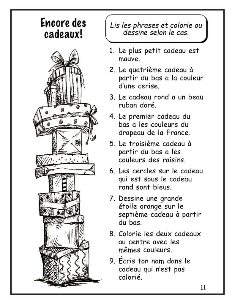 Noël et l'hiver (3e/4e) - Encore des cadeaux ! — Fiches reproductibles ...