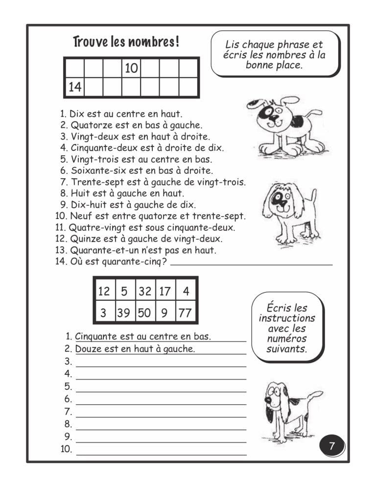 Les nombres – Hybride (4e/5e) - Trouve les nombres ! — Fiches ...