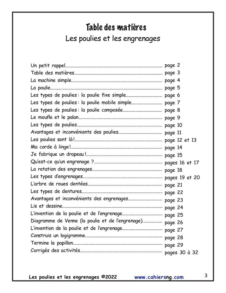 Les poulies et les engrenages (4e) - Nouvelle série ! NOUVEAUTÉ ...