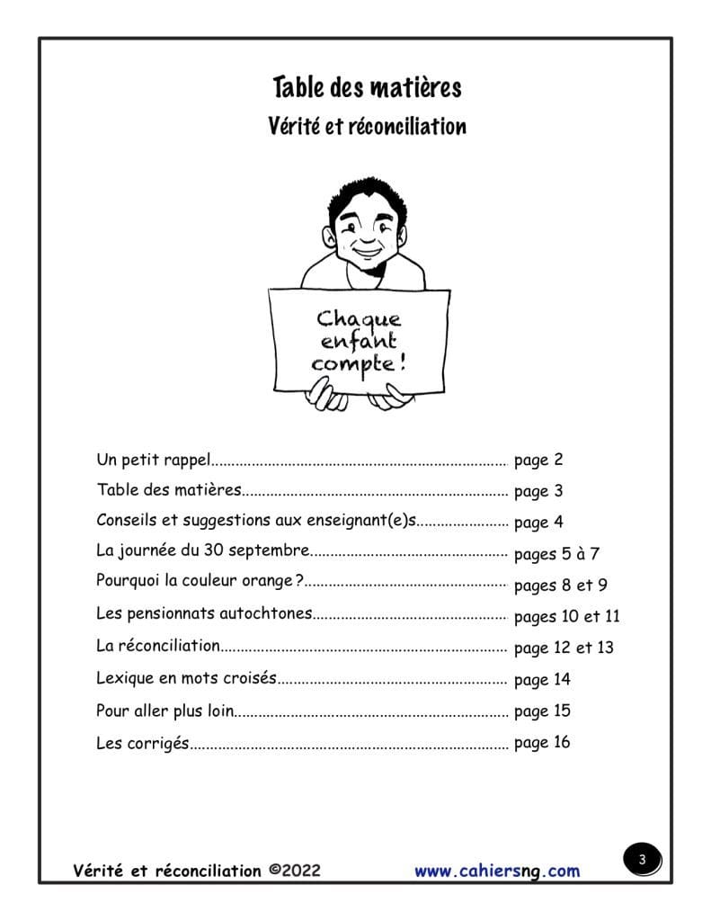 Vérité et réconciliation (5e/6e) - NOUVEAUTÉ !! — Fiches reproductibles ...
