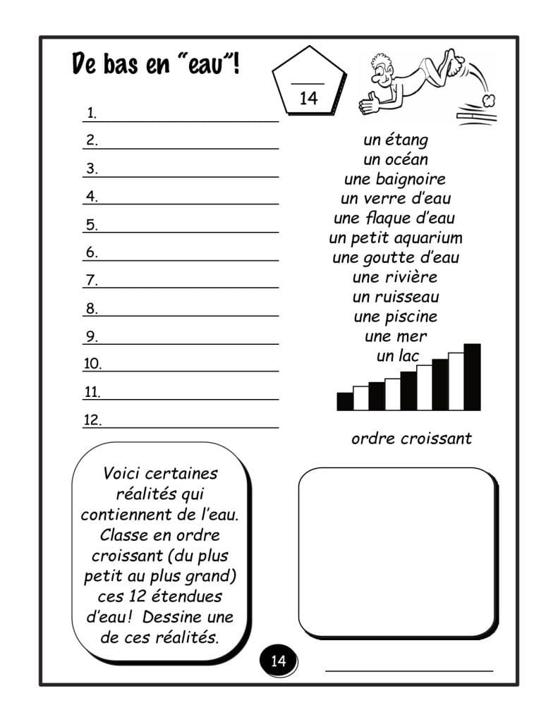 Fiches reproductibles pour enseignant(e)s — Cahiers d'activités N.G.
