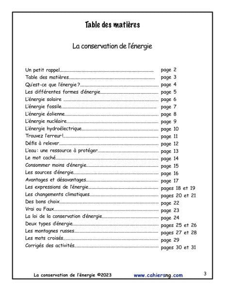 La conservation de l'énergie (5e) - Nouvelle série ! NOUVEAUTÉ ...
