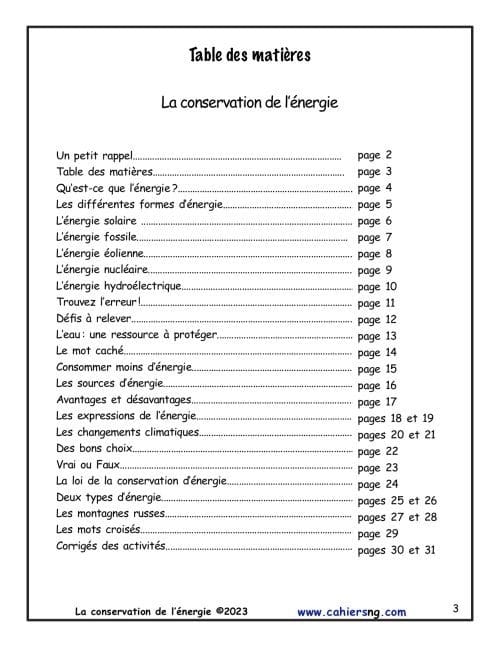 La conservation de l'énergie (5e) - Nouvelle série ! NOUVEAUTÉ ...
