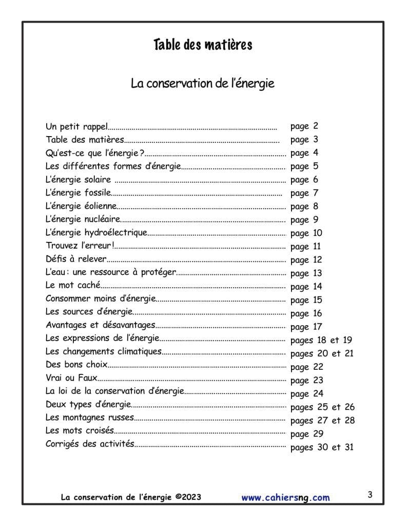 La conservation de l'énergie (5e) - Nouvelle série ! NOUVEAUTÉ ...