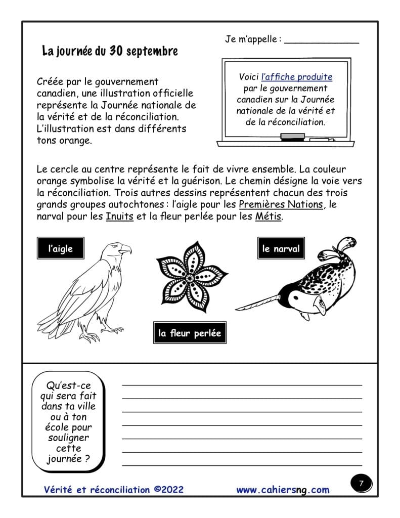 Vérité et réconciliation (5e/6e) - NOUVEAUTÉ !! — Fiches reproductibles ...