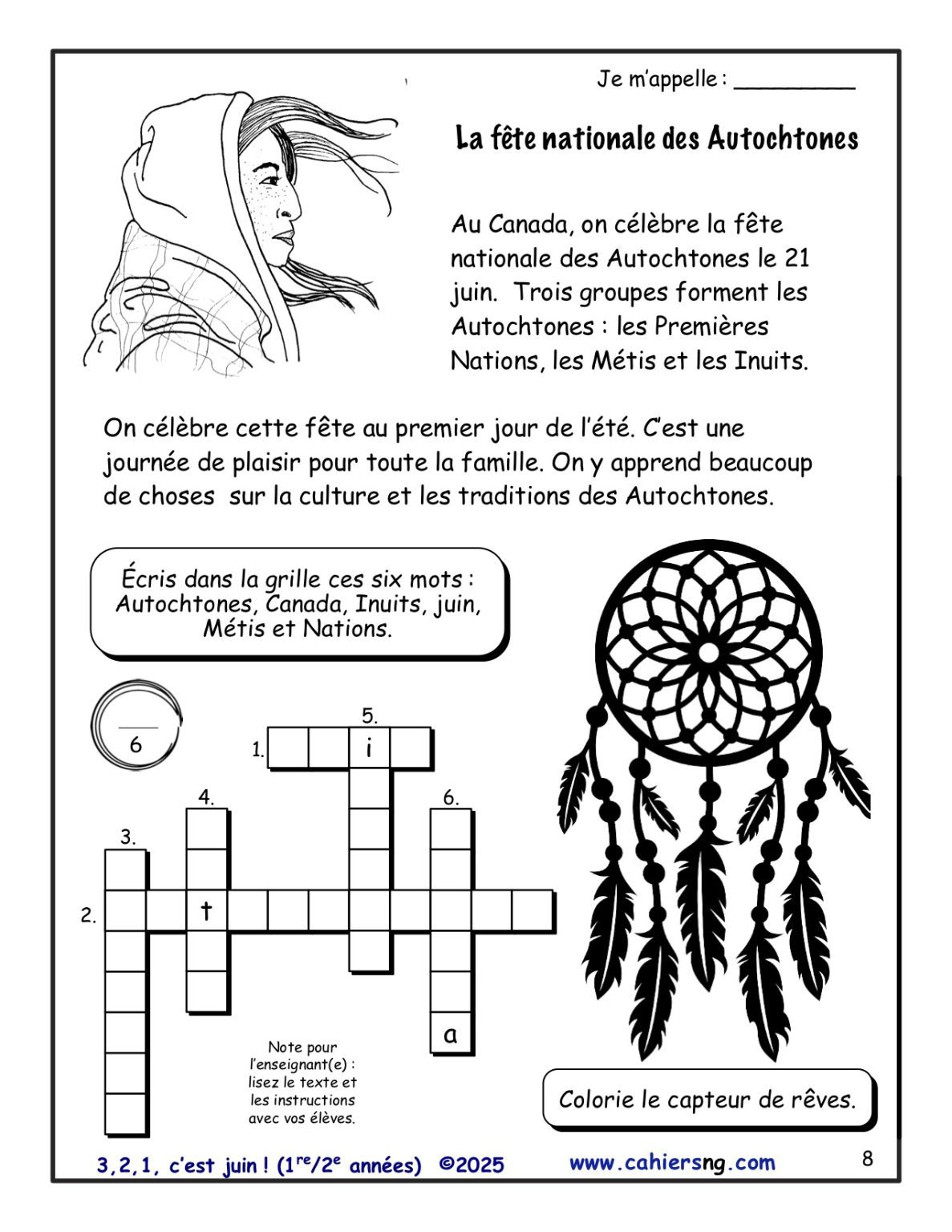 3, 2, 1, c'est juin ! - 1re/2e années - NOUVEAUTÉ ! — Fiches ...